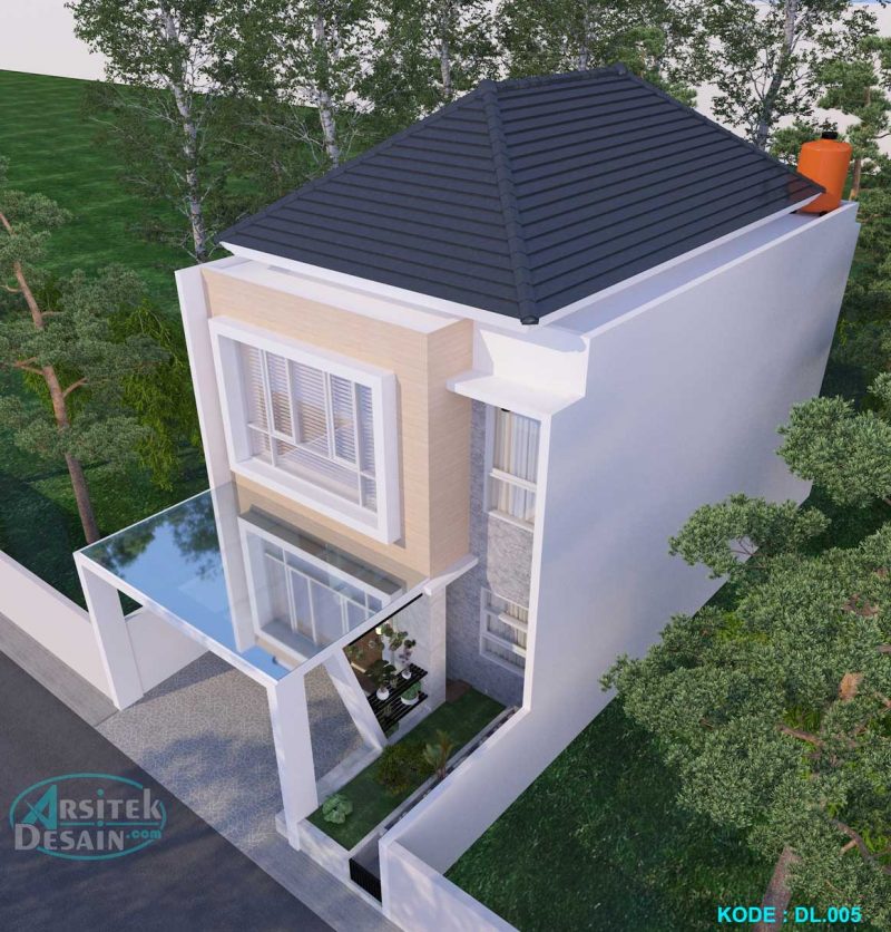 Desain Rumah Type 150 Lebar 7.5 Meter - Arsitek Desain